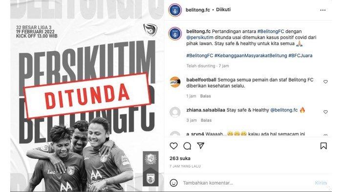Laga Belitong FC Vs Persikutim Ditunda, 3 Pemain Monster Sangata ...