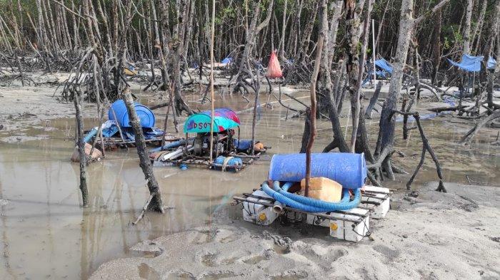 Tambang Timah Ilegal Marak di HLP Sungai Balai, Polisi Amankan Mesin Beserta Peralatan ...