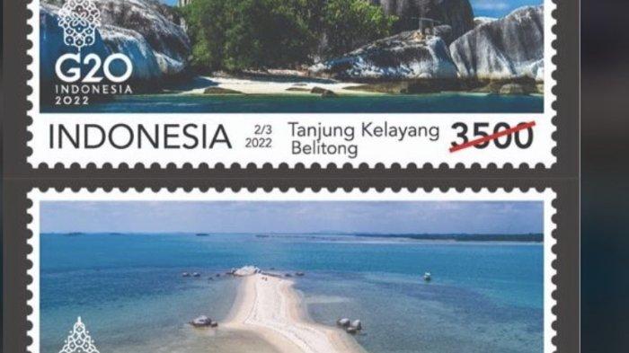 PT Pos Indonesia Luncurkan Prangko Baru Gambar Geopark Pulau Belitung ...