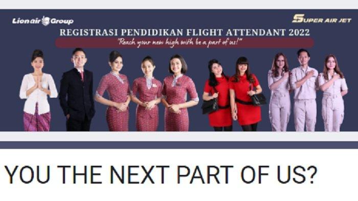 Lowongan Kerja, Dicari Lulusan SMA/SMK untuk Pramugari dan Pramugara di Lion Air Group ...