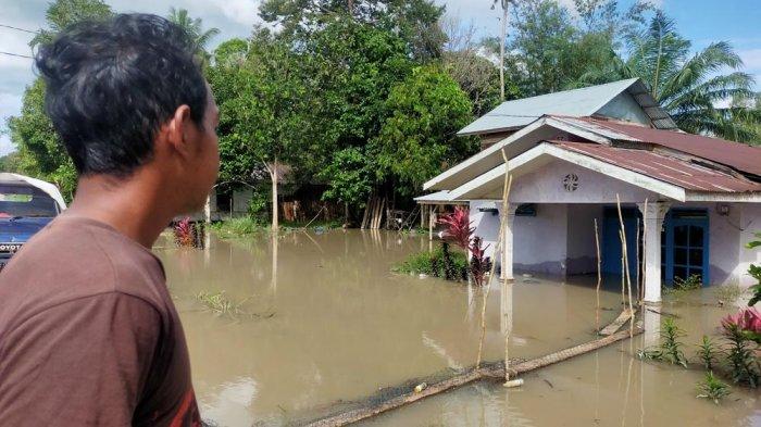 Banjir di Desa Cerucuk Belitung Memasuki Hari Kelima, Sekeluarga Bertahan di Dapur Rumah ...