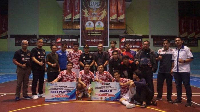 Akhirnya BPPRD Raih Gelar Juara II Turnamen Futsal Praja Wibawa Cup ...