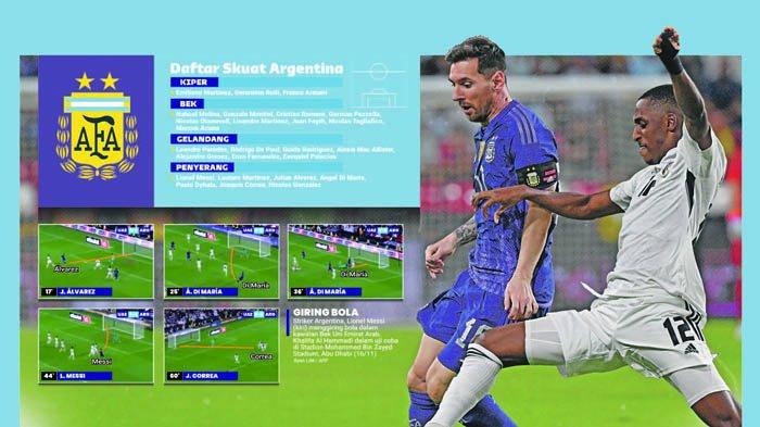 Hasil Liga Uji Coba Argentina Vs UEA, Formasi Tim Tango Masih Bisa ...