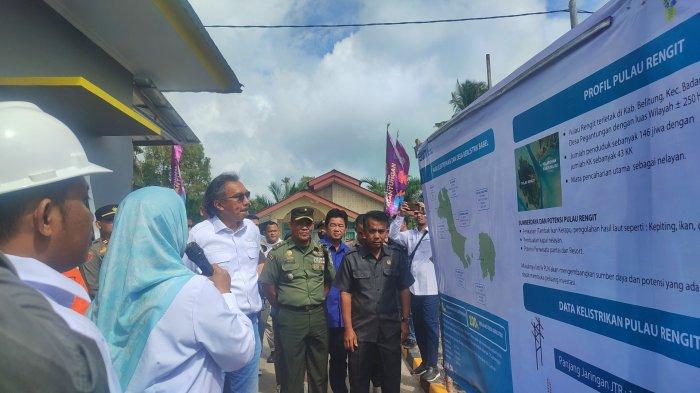 PLTD Pulau Rengit Resmi Beroperasi - Posbelitung.co
