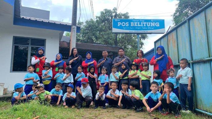 Belajar Berkomunikasi, Anak-anak PAUD Terpadu Karakter Belitung Hijau ...