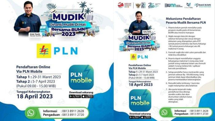 PLN Siapkan 10 Ribu Kuota Peserta Program Mudik Bersama BUMN, Begini ...