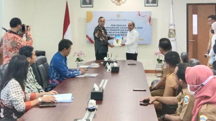 Wali Kota Serahkan LKPD ke BPK RI, Molen: Kita Selalu Tertib Administrasi - Posbelitung.co