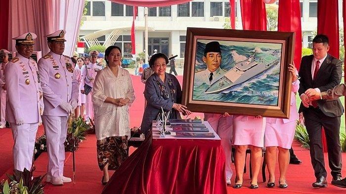 KRI Bung Karno-369 Resmi Operasional, Megawati: Ini Kebanggan Buat Saya - Posbelitung.co