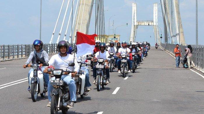 Honda Bangka Belitung dan IMHB Gelar Konvoi Merdeka - Posbelitung.co