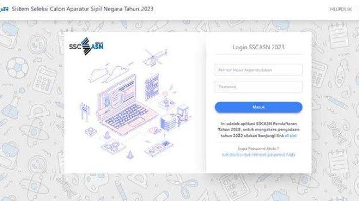 Akun SSCASN login sscasn.bkn.go.id Cara Daftarnya, Simak Formasi CPNS ...