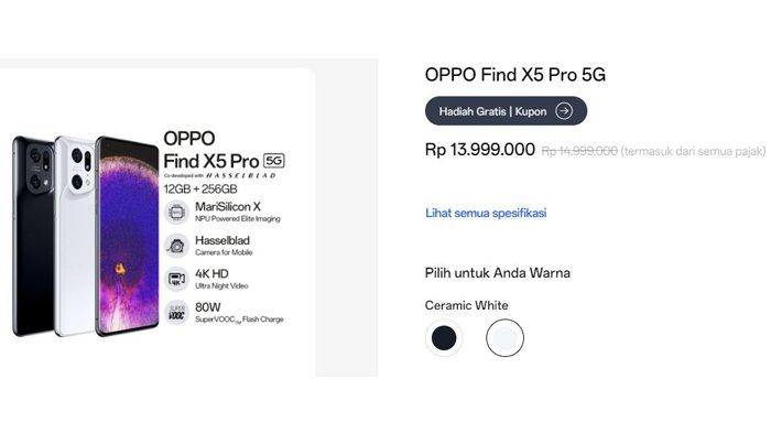 Promo HP Oppo Find X5 Pro 5G di November 2023, Harga Turun Hingga Rp1 ...