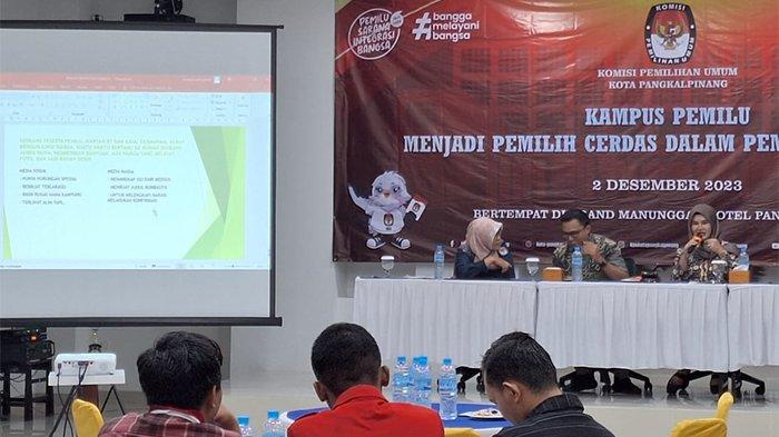 KPU Kota Pangkalpinang Gelar Kampus Pemilu, Jadikan Generasi Muda Pemilih Cerdas pada Pemilu ...