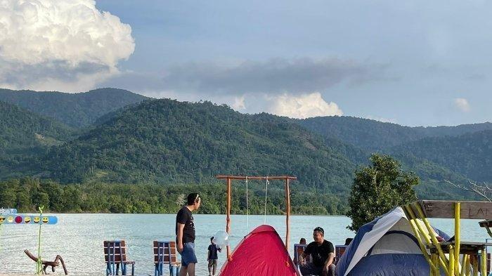 Wisata Alam di Bangka Tengah, Danau Pading Destinasi Paling Keren Bekas Lubang Tambang Timah ...