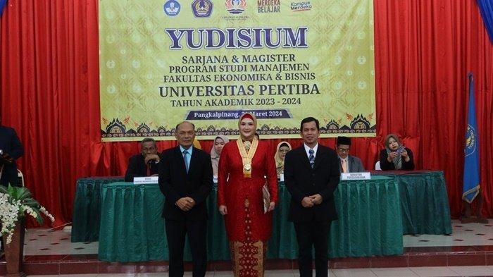 Wakil Bupati Bangka Selatan Bangga Raih Gelar Magister di Pertiba ...