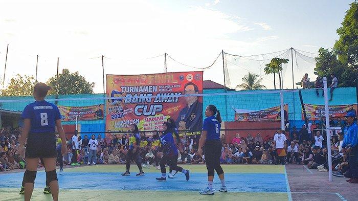 Tim Suak Gual Tim Pertama Melaju ke Final Turnamen Voli Bang Away Cup ...