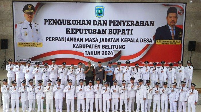 Pj Bupati Kukuhkan Tambahan Masa Jabatan 42 Kades - Posbelitung.co Pj Bupati Kukuhkan Tambahan Masa Jabatan 42 Kades - Posbelitung.co