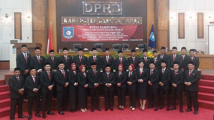 30 Anggota DPRD Kabupaten Bangka Barat 2024-2029 Dilantik, Berikut ...