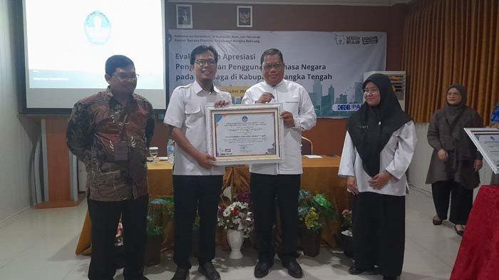 15 Nama Lembaga di Bangka Tengah Peraih Penghargaan Penggunaan Bahasa Indonesia, Ada Sekolah dan ...