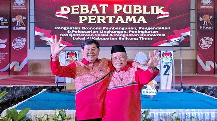 Debat Publik Pilkada Belitung Timur 2024, Kamarudin Muten Sebut Jadi Pemimpin Jangan Cuma Omon ...