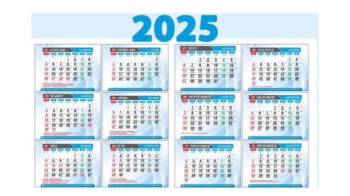 Kalender 2025 Lengkap dengan Hijriyah, Kapan Libur Lebaran Idul Fitri ...