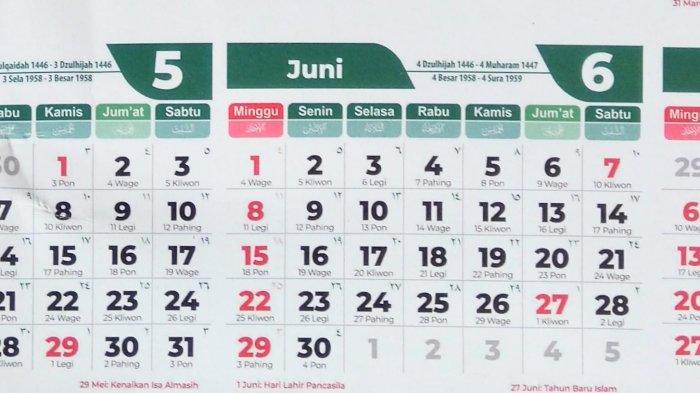 Kalender Juni 2025 Lengkap dengan Tanggal Merah, 21 Juni 2025 Hari Besar Apa? - Halaman 3 ...