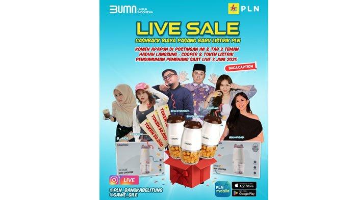 PLN Babel Hadirkan Live Sale Pasang Baru Listrik, Banjir Promo dan ...