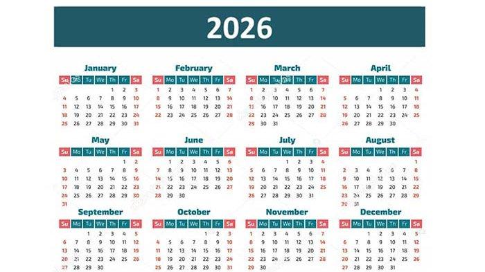 Kalender 2026, Hari Libur Nasional, Lengkap Jadwal Lebaran 2026 - Halaman 2 - Posbelitung.co