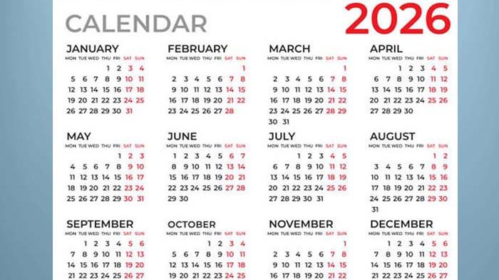 Kalender 2026 Lengkap dengan Hijriyah, Simak Jadwal Hari Libur Nasional Keagamaan Islam ...