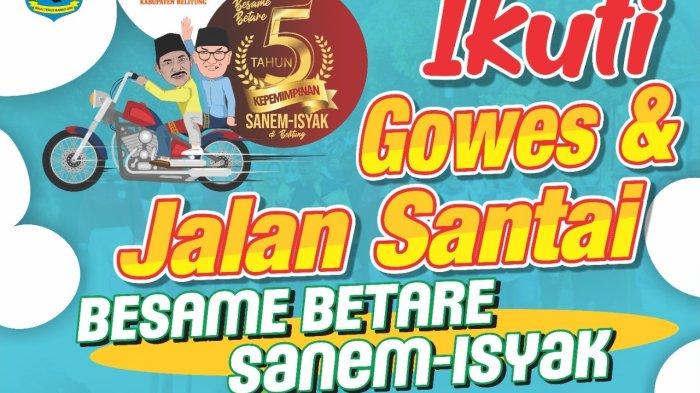 Jalan Santai Perpisahan Bupati-Wabup Belitung, Panitia Tambah Kupon ...