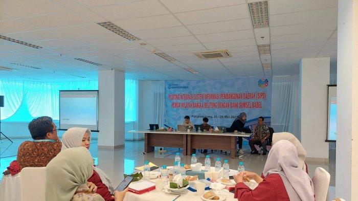 Pusdatin dan Bank Sumsel Babel Piloting SP2D Online, Ubah Transaksi Berbasis Digital ...