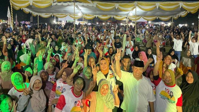 Ribuan Orang Hadiri Kampanye Hidayat Arsani di Puding Besar - Posbelitung.co