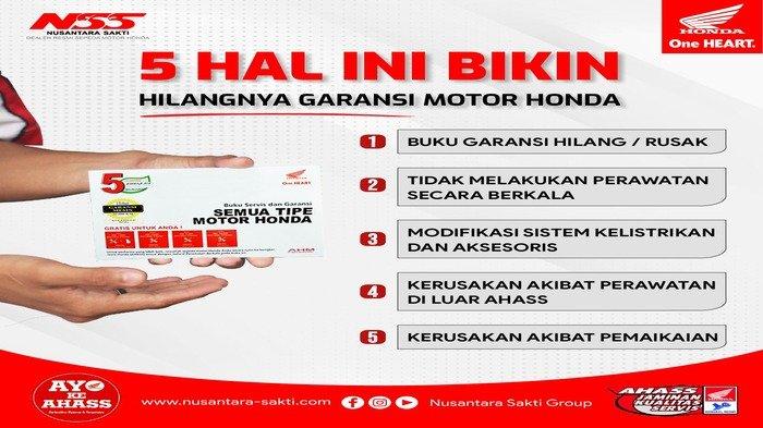 Lima Hal ini Bikin Hilangnya Garansi Motor Honda Anda - Posbelitung.co