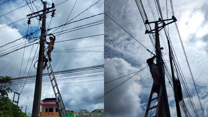 PLN Icon Plus Merapikan Kabel, Wujud Nyata Program P3AK SBU Regional Sumbagsel - Posbelitung.co