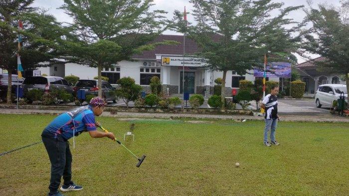 Turnamen Gateball antar Unor Ajang Seleksi Atlet - Posbelitung.co