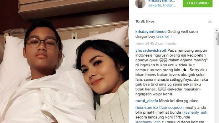 Ketika Putra Anang Hermansyah Curhat Tentang Ibu Tirinya - Posbelitung.co