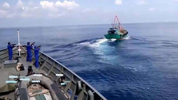 Nelayan Asing Mencuri Ikan di Indonesia, Kapalnya Tenggelam 4 ABK Hilang, KKP Lakukan Pencarian ...