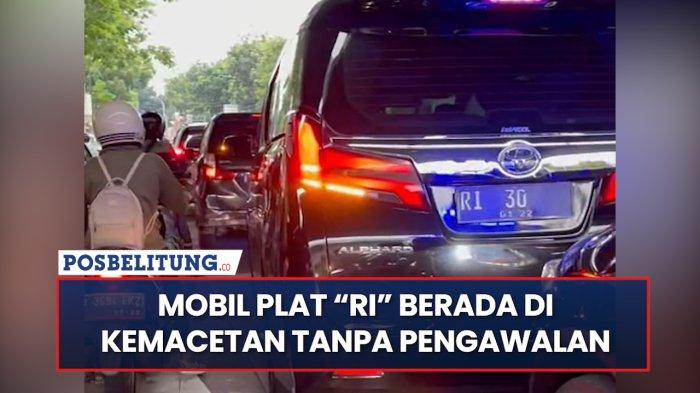 Viral! Mobil Plat “RI” Berada di Kemacetan Tanpa Dikelilingi Pengawalan ...