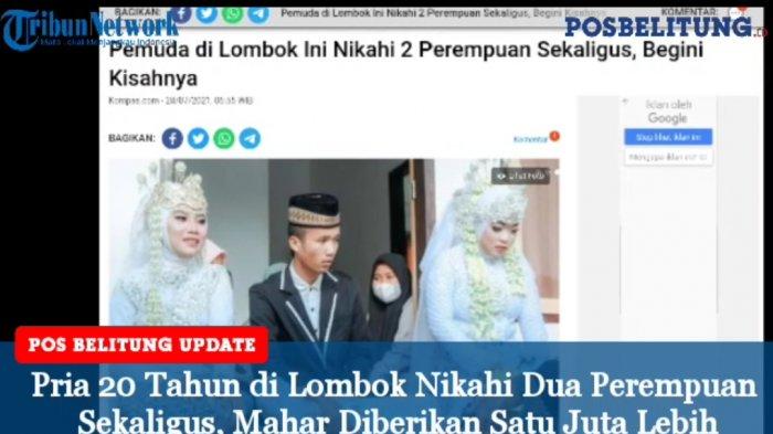 Video - Pemuda Menikahi Dua Perempuan Sekaligus, Istri Kedua Ternyata ...