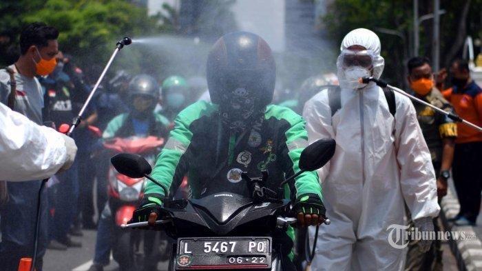 Ojek Online di Babel Wajib Gunakan Sarung Tangan dan Masker, Penumpang Bawa Helm Sendiri ...