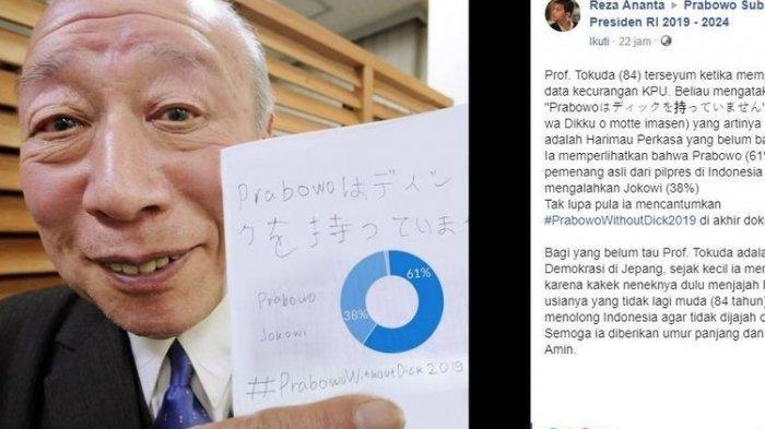 Prof Tokuda yang Ungkap Kecurangan KPU Ternyata Kakek Sugiono Bintang Porno - Posbelitung.co