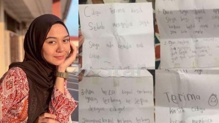 Viral Bu Guru Cantik Dapat 15 Surat Cinta dari Murid, Isinya Aneh-aneh ...