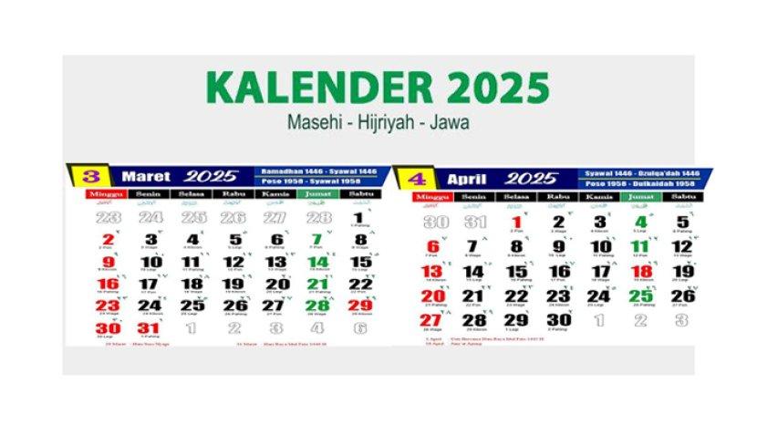 Kalender 2025 Lengkap Dengan Tanggal Merah Dan Cuti Bersama Hari Libur - iPhone16