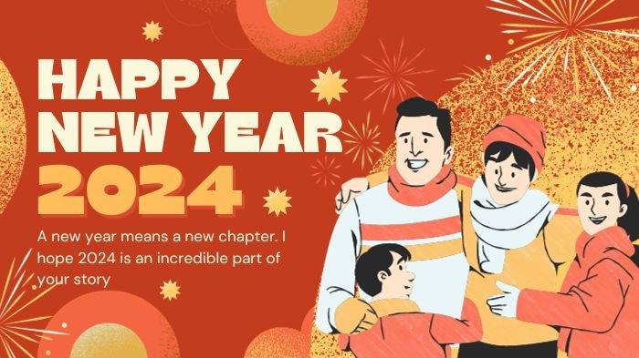 30 Poster Tahun Baru 2024 dengan Desain Menarik untuk Share ke Media ...