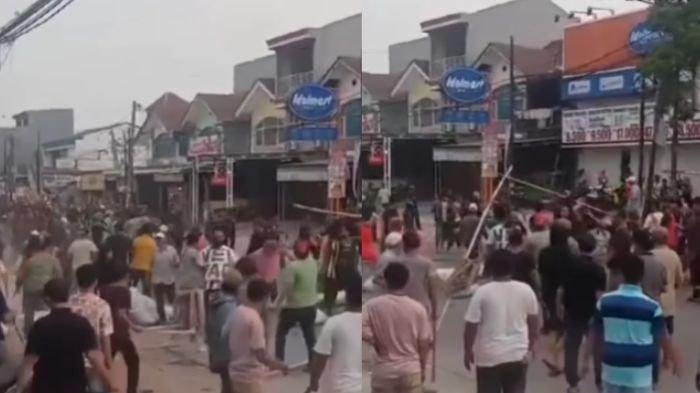 Aksi Premanisme Jarah Pedagang di Pasar Kutabumi Viral di Medsos, Kini Pelaku Diburu Polisi ...