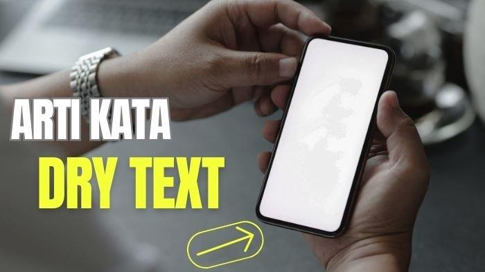 Apa itu Dry Text? Bahasa Gaul Viral di Tiktok Ternyata Istilah Pesan ...