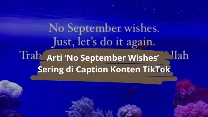 Arti ‘No September Wishes’ Trend Caption TikTok Viral, Ini Contoh ...