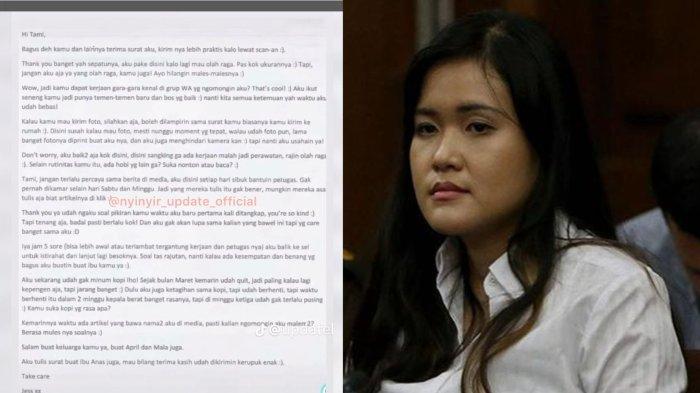 Bikin Terenyuh, Surat Jessica Wongso Saat Ulang Tahun ke 35 di Penjara, Sebut Dirinya Baik-baik ...