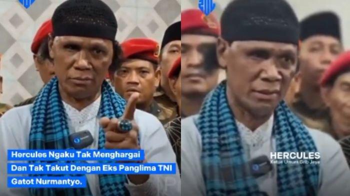 Blak-Blakan Hercules Tolak Minta Maaf ke Eks Panglima TNI Jenderal Gatot Nurmantyo: Aku Salah ...