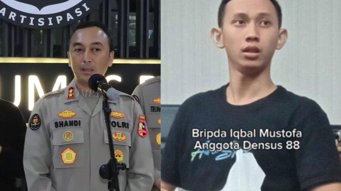 Bripda Iqbal Mustofa, anggota Densus 88 penguntit Jampidsus Febrie Adriansyah diperiksa Propam ...