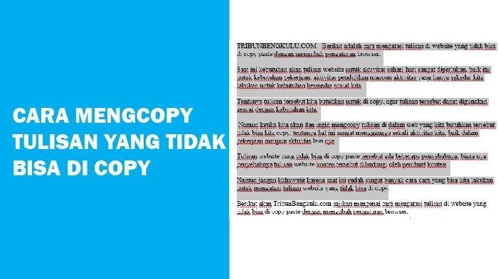 Cara Copy Paste Tulisan di Website Yang Dikunci Dengan Menambahkan ...